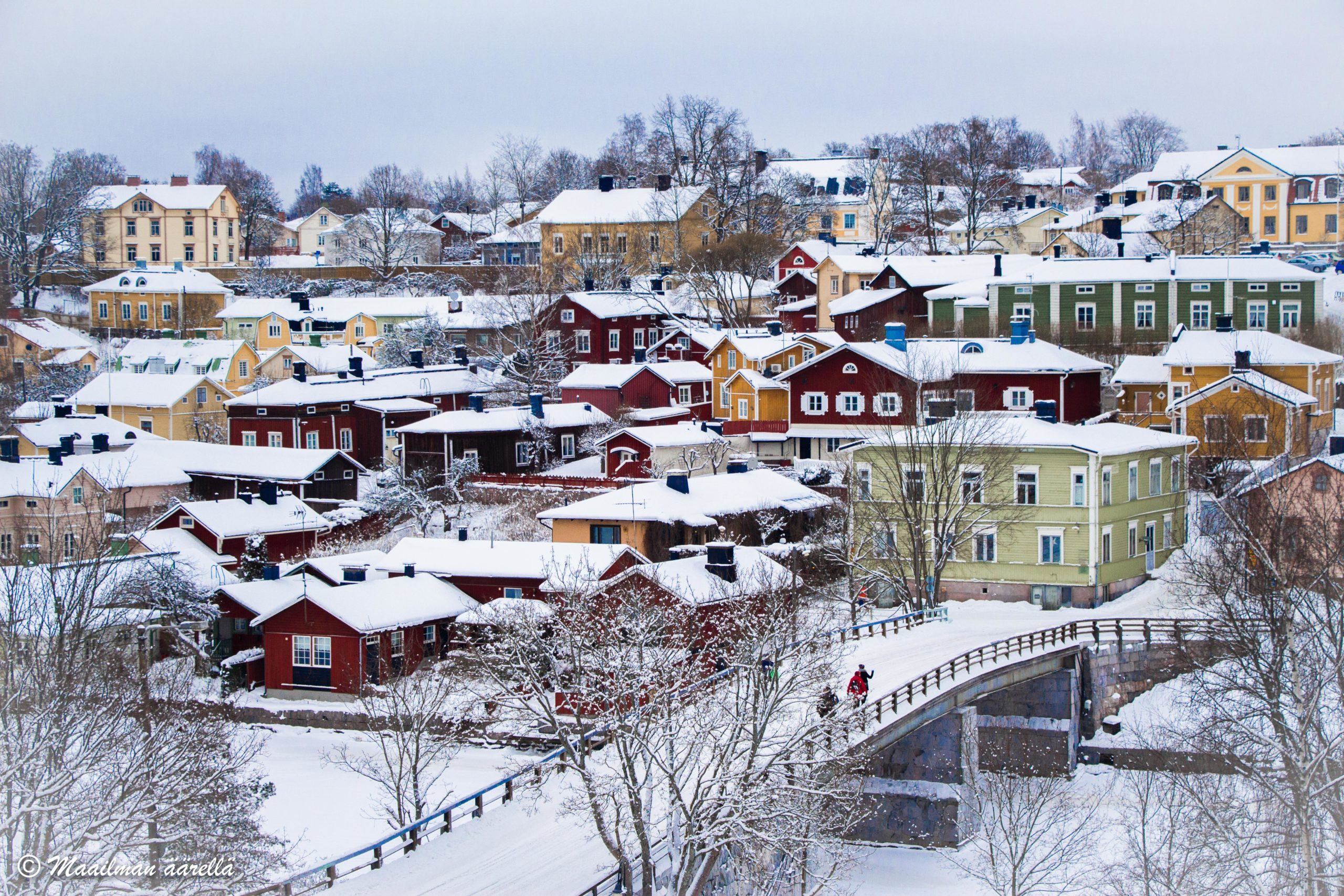 Ihana idyllinen talvi-Porvoo - maailmanaarella.com